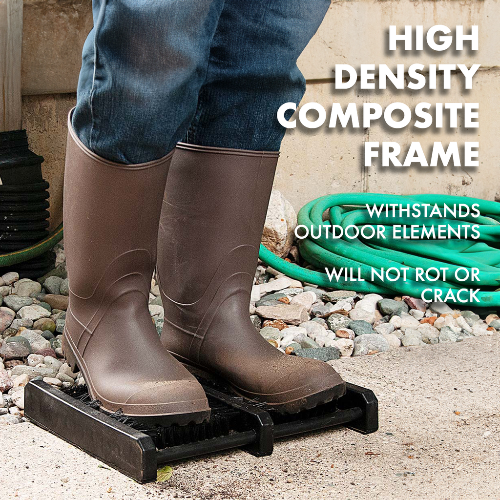 JobSite Boot Scrubber Brush Mat - Scrub & Scrape Muddy Shoes ...