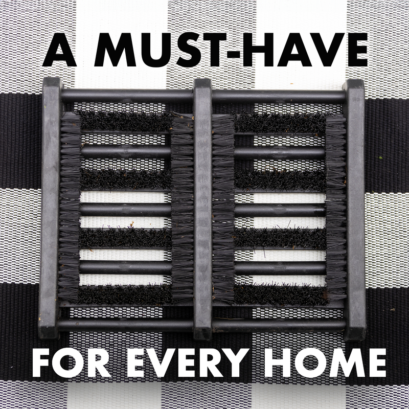 JobSite Boot Scrubber Brush Mat - Scrub & Scrape Muddy Shoes ...